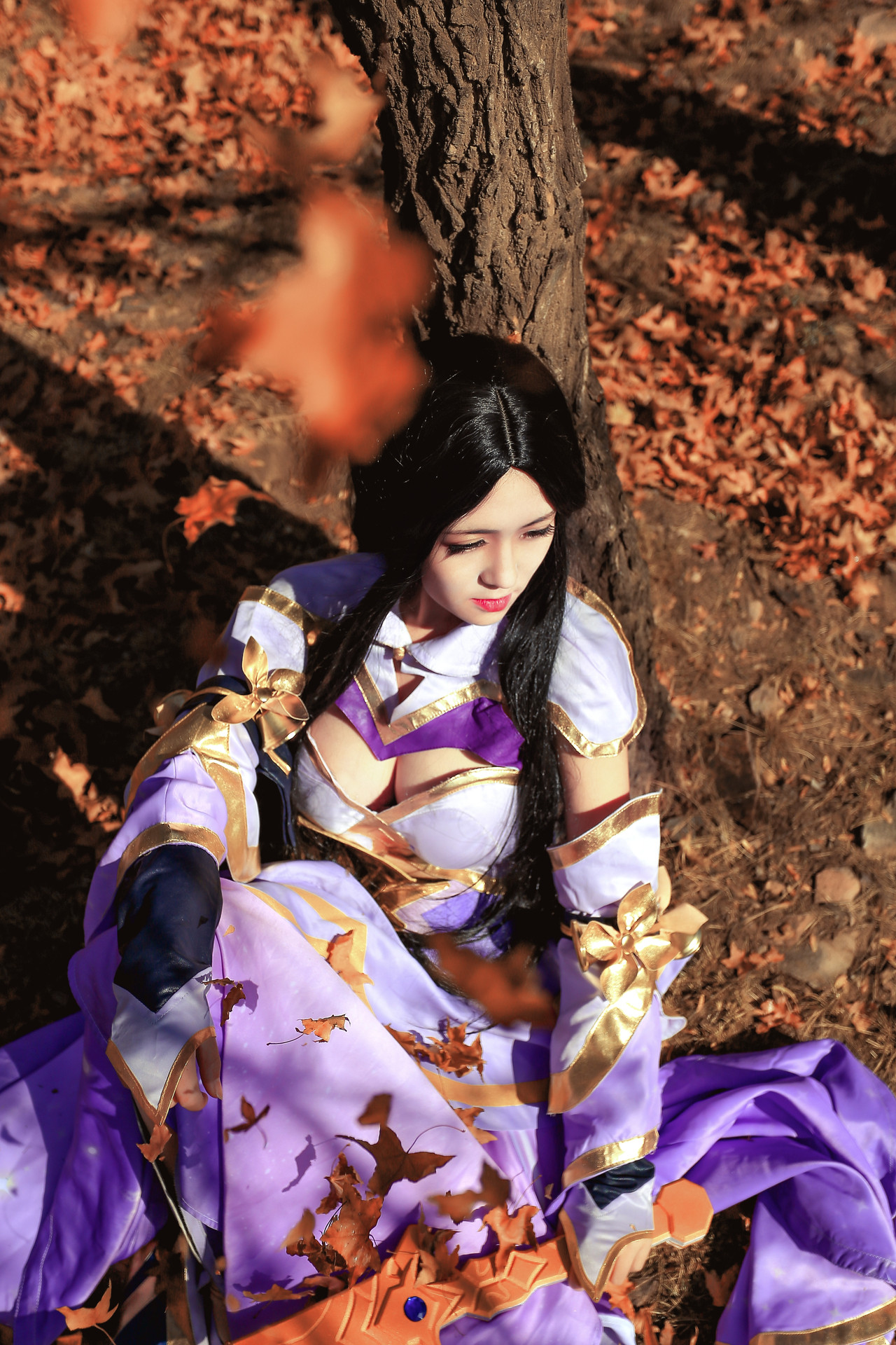 王者荣耀露娜紫霞仙子cosplay