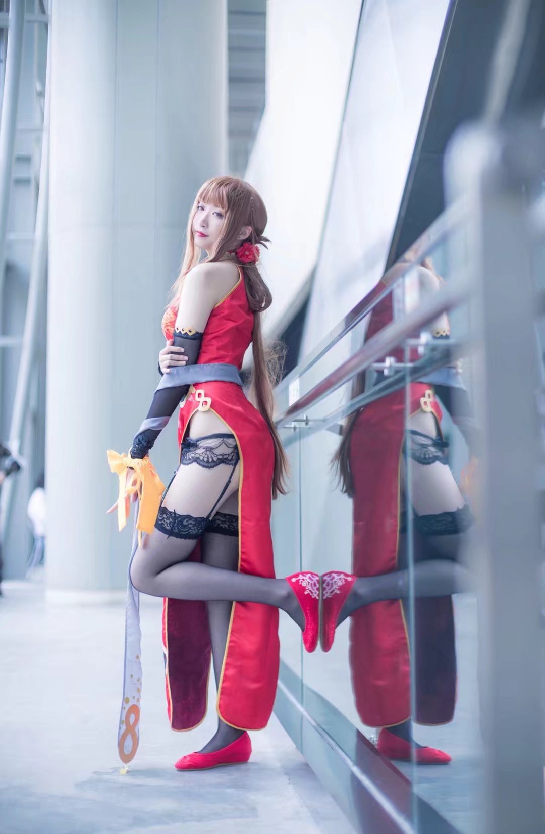 少女前线dsr50红牡丹cosplay