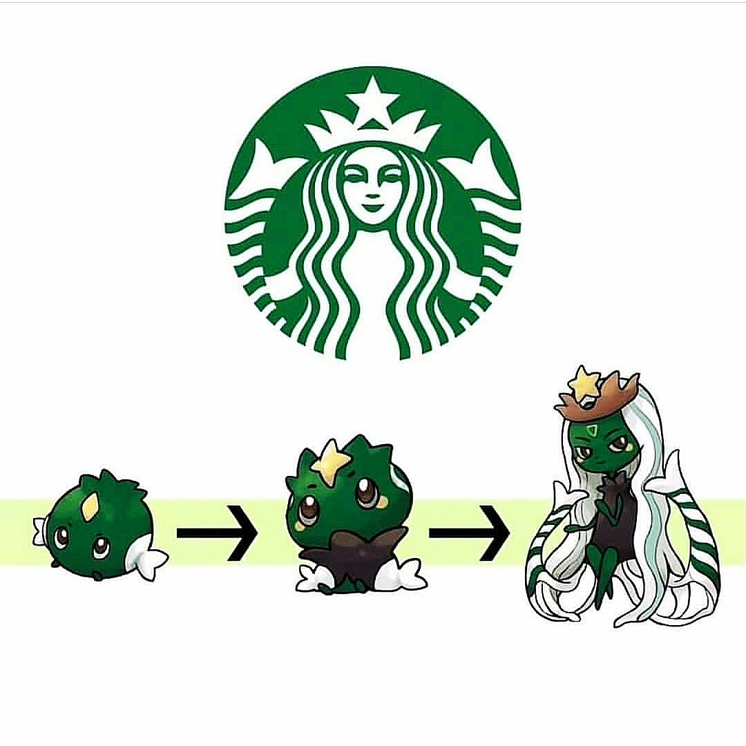 同样是变异，百事可乐成神兽，可口可乐变忍者，看到星巴克恋爱了