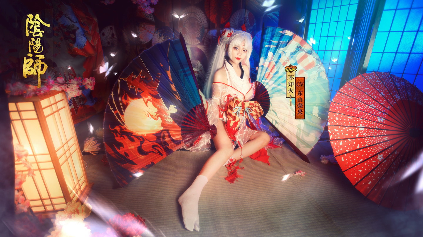 得不到的SSR，最美式神不知火cos，大长腿太绝了！